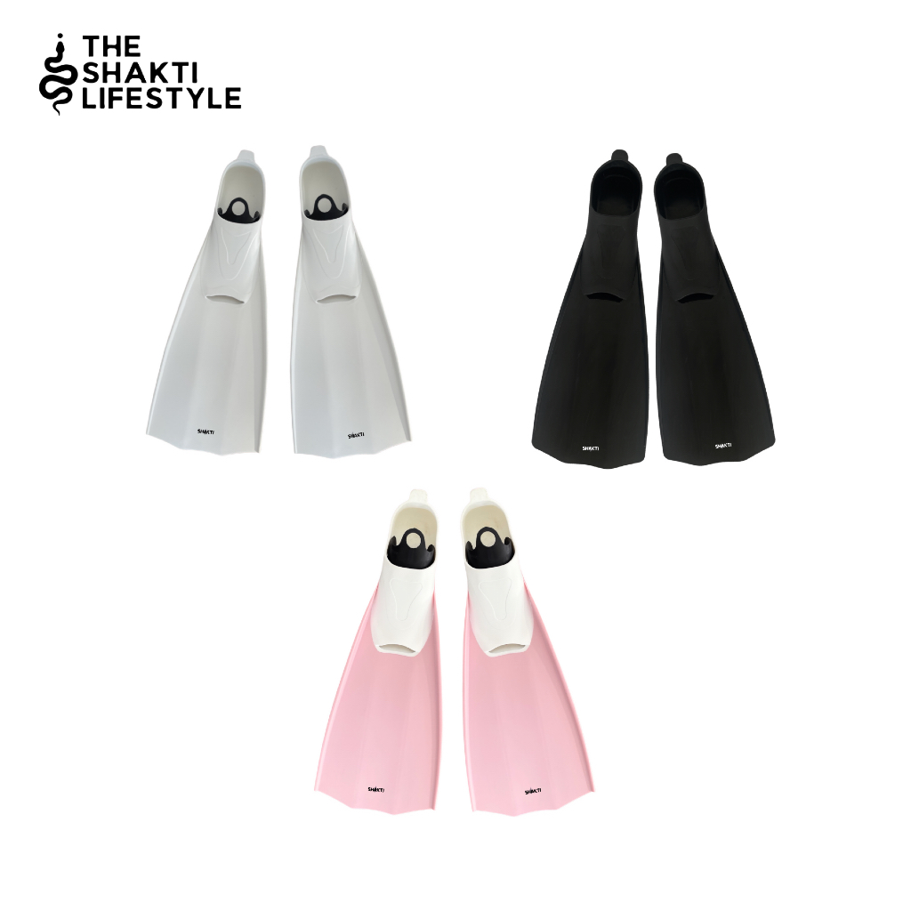 Shakti Short Silicone Diving Fins - Ideal for Freediving & Snorkeling ...