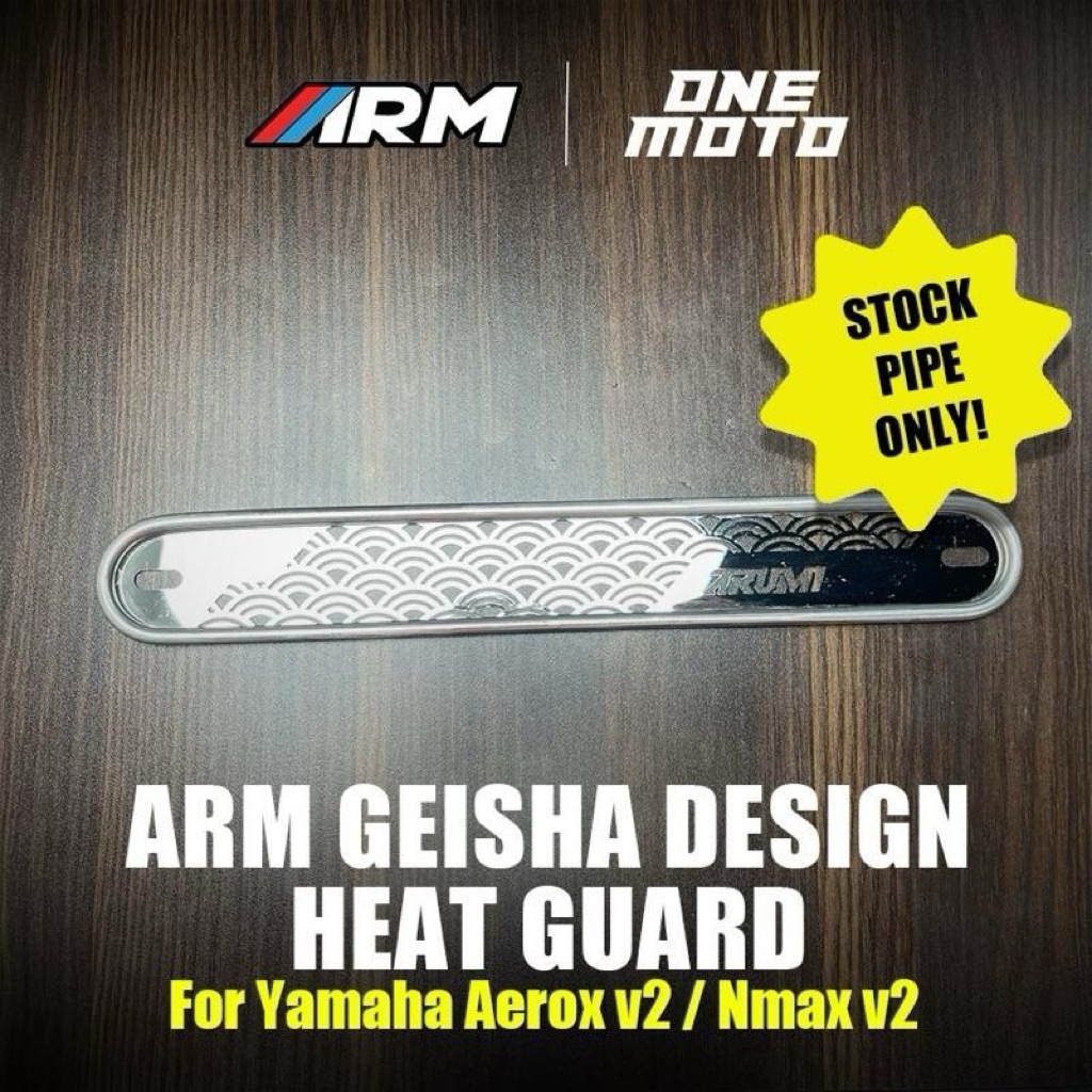 ARM HEAT GUARD GEISHA DESIGN (For Yamaha Nmax v2 / Aerox v2 ) | Shopee ...