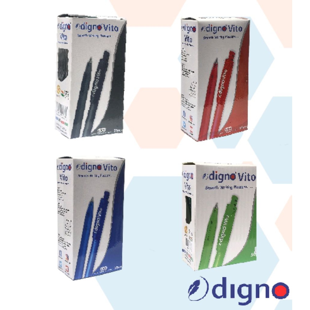 DIGNO VITO BALLPEN 25PCS | Shopee Philippines