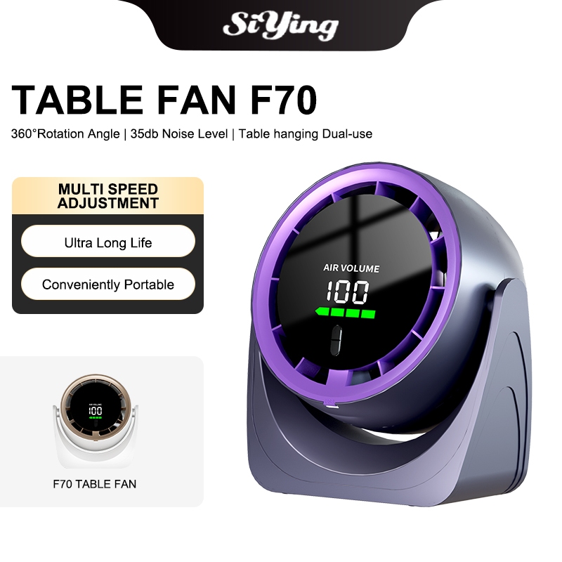 Remote control fan Night light Rechargeable turbo fan Wall-mounted ...