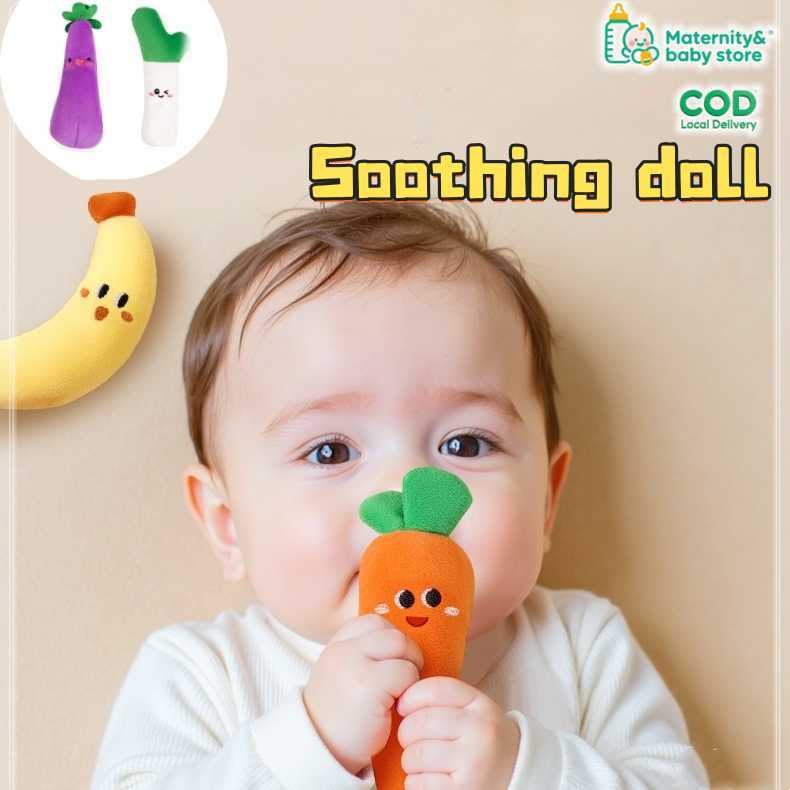 Soothing doll for baby sleep Grab & Play Veggie Plush Toys (Carrot ...