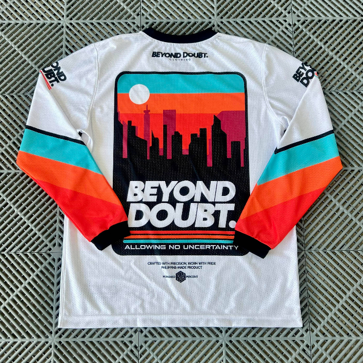 LONG-SLEEVES- "CITY” Design AIRCOOL Moto Jersey - BEYOND DOUBT CLOTHING ...