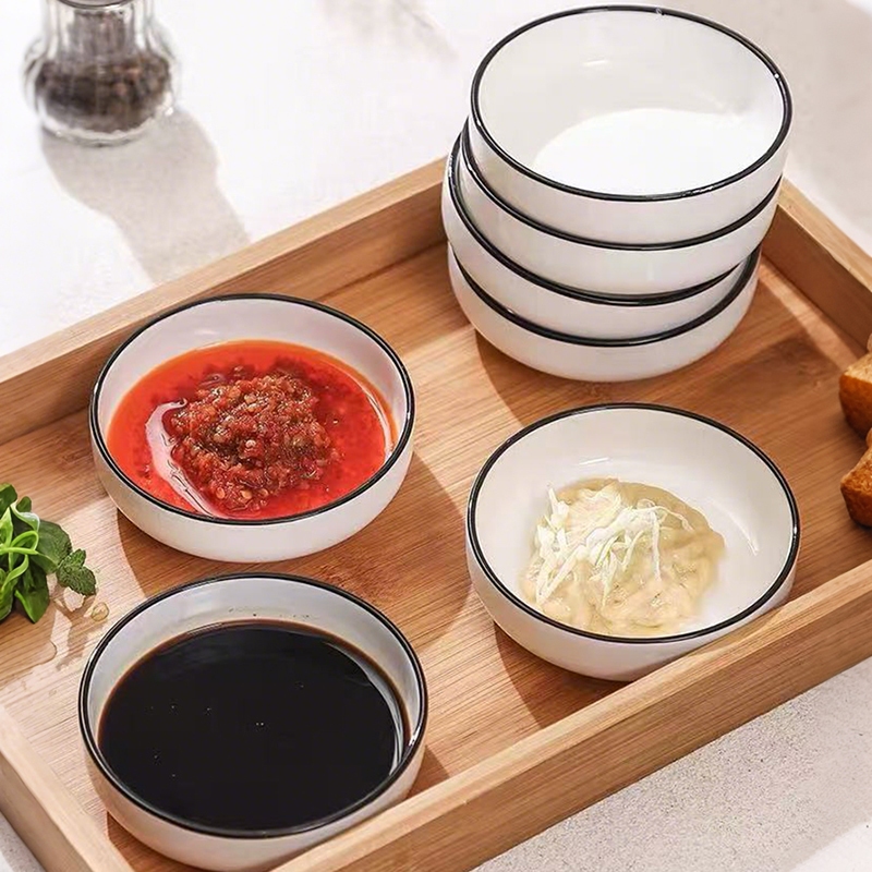 Dailyhome Ceramic Side Dish Bowl Seasoning Dipping Sauce Serving Dish ...