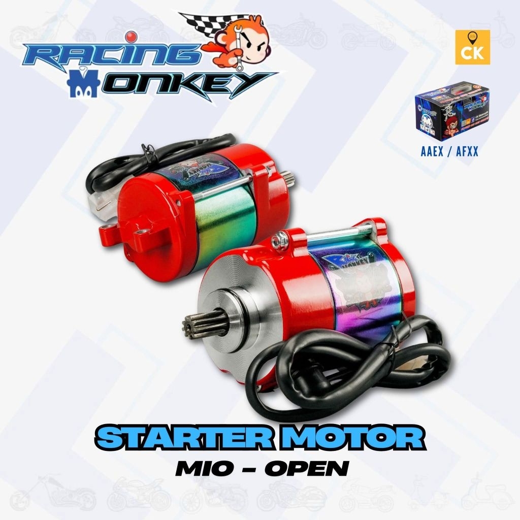RACING MONKEY STARTER MOTOR OPEN CC FOR MIO SPORTY | Shopee Philippines
