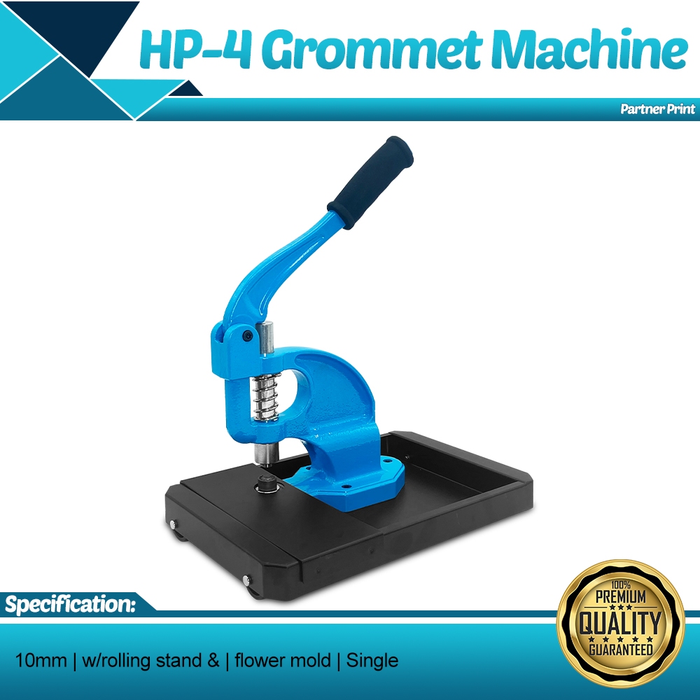 HP4 10mm Flower Mold Grommet Machine with Rolling Stand for 10mm Single ...