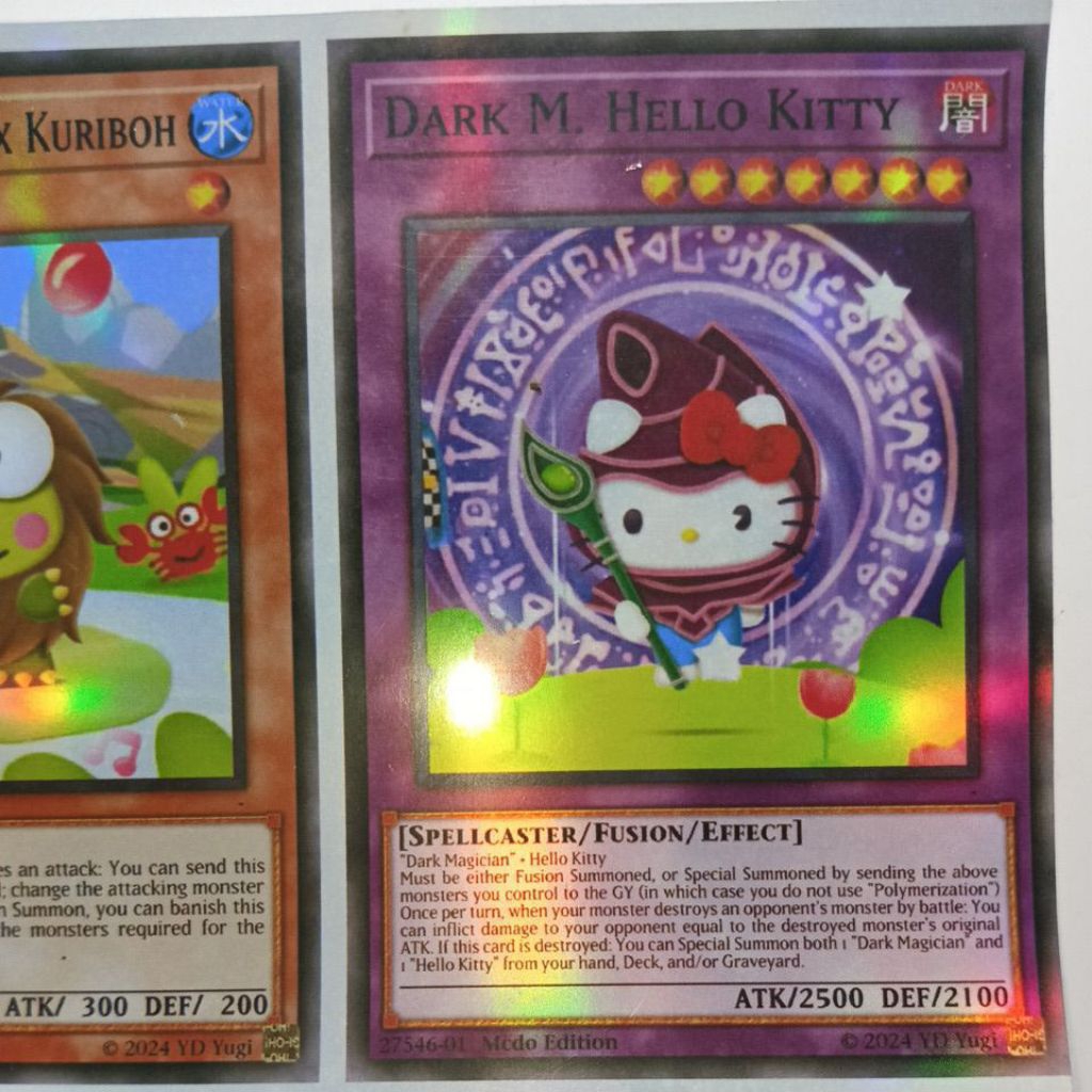 Yugioh x Sanrio Hello Kitty McDonald's Happy Meal: Yu-Gi-Oh! Fanmade ...
