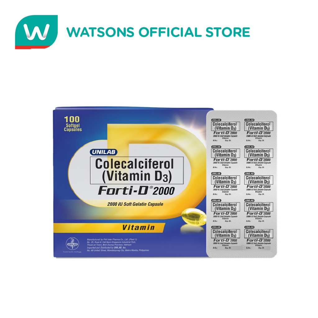 FORTI D 2000Iu Softgel Caps Sold Per Piece | Shopee Philippines