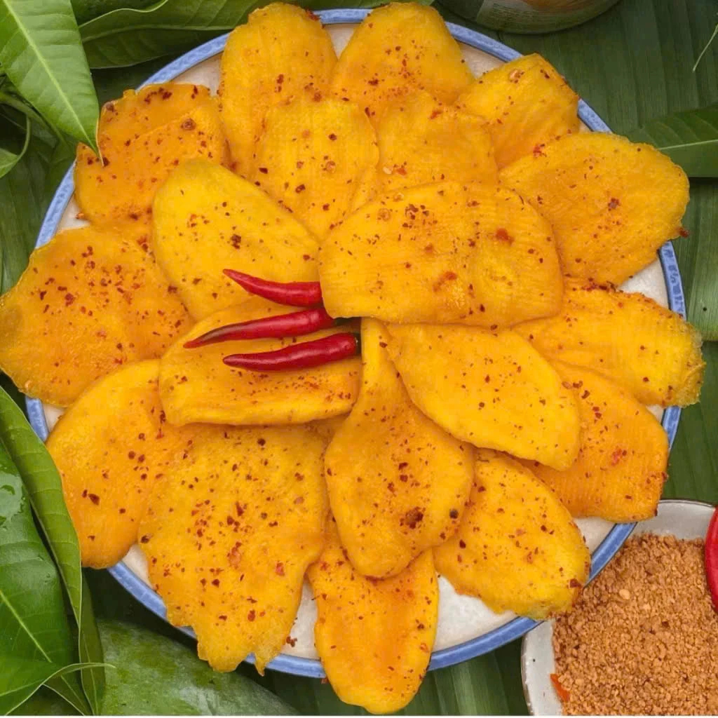 DRIED MANGO WITH SALT AND CHILI 3FFOOD - 100G/250G/500G - Dried Mango ...