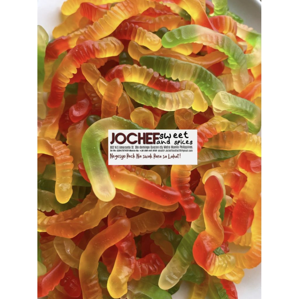 Gummy jelly worm Gummy sweet and Candies | Shopee Philippines