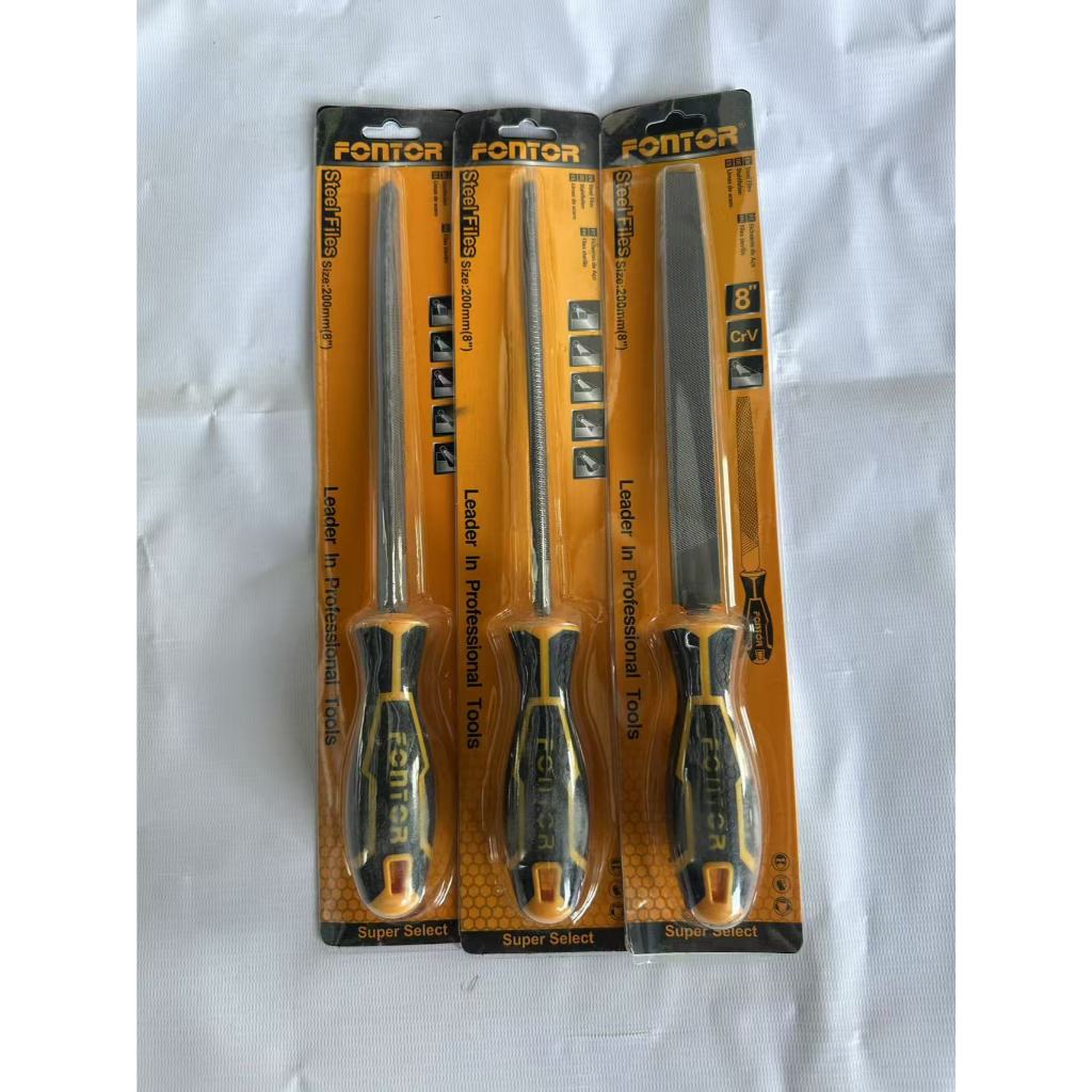 STEEL FILES (flat, round, and triangular files) | Shopee Philippines