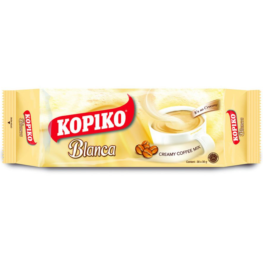 Kopiko Cafe Blanca Pouch 30g x 30s | Shopee Philippines