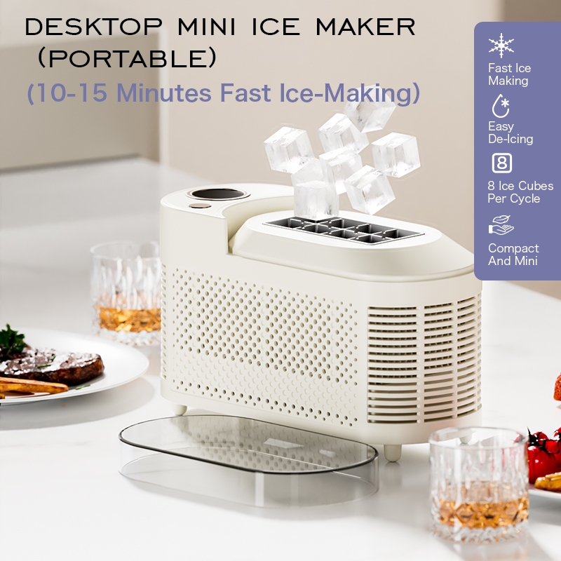 EXPED SMART Ice maker Machine Automatic Household Smart Touch Ice Cube ...
