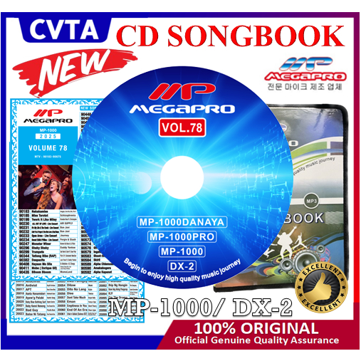 Vol 78Disc & Songbook MP Megapro MP1000 MP1000pro Danaya | Shopee ...