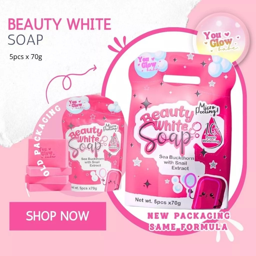 You Glow Babe Beauty White Soap ( 5 X 70g ) - 1 PACK | Sea Buckthorn ...