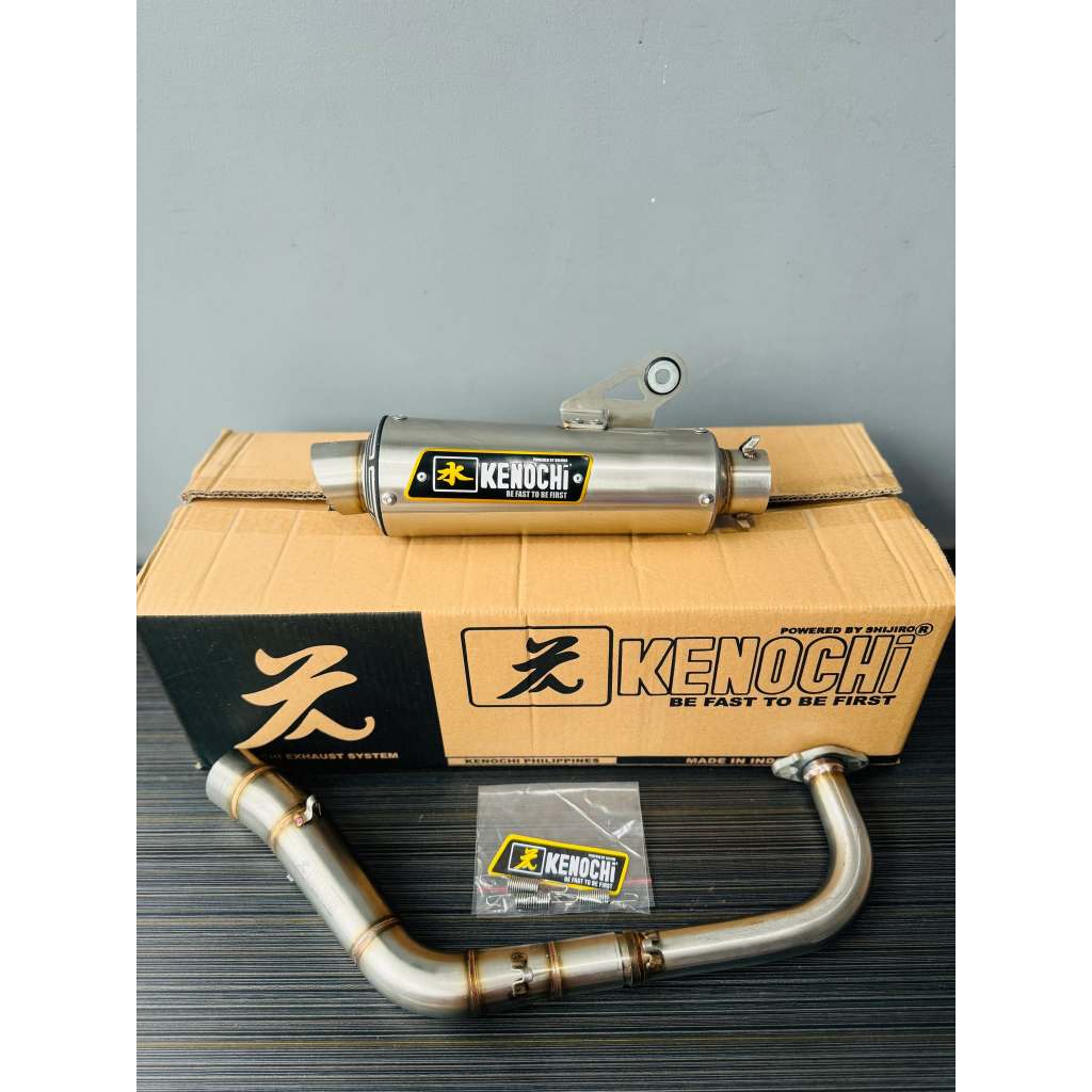 KENOCHI PIPE K2 V1 V2 BLACK STAINLESS CLICK MIO NMAX AEROX BEAT PCX160 ...