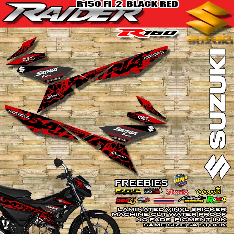 RAIDER 150 FI DECALS STICKER NEW DESIGN WITH FREEBIES | Shopee Philippines