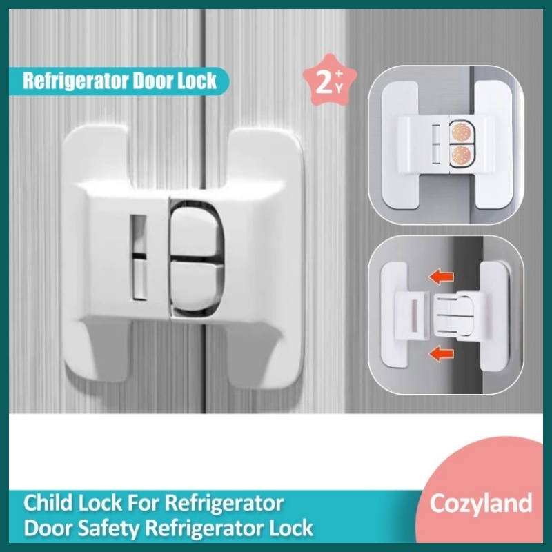 Baby Anti-Pinch Hand Belt Plastic Cabinet Lock Refrigerator Door Lock ...