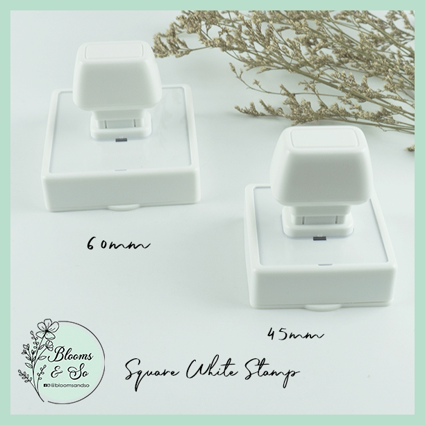 Stamp Blank No Design Case Only Square push stamp | Shopee Philippines