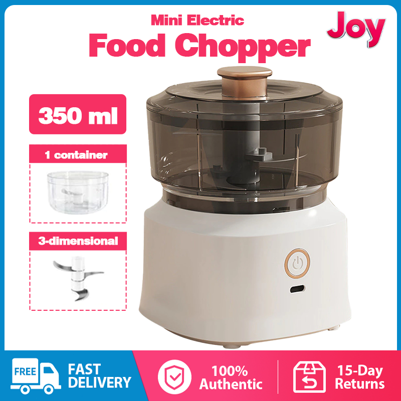 JOY Electric Blender Meat Chopper Portable High Speed Motor with 350ml ...