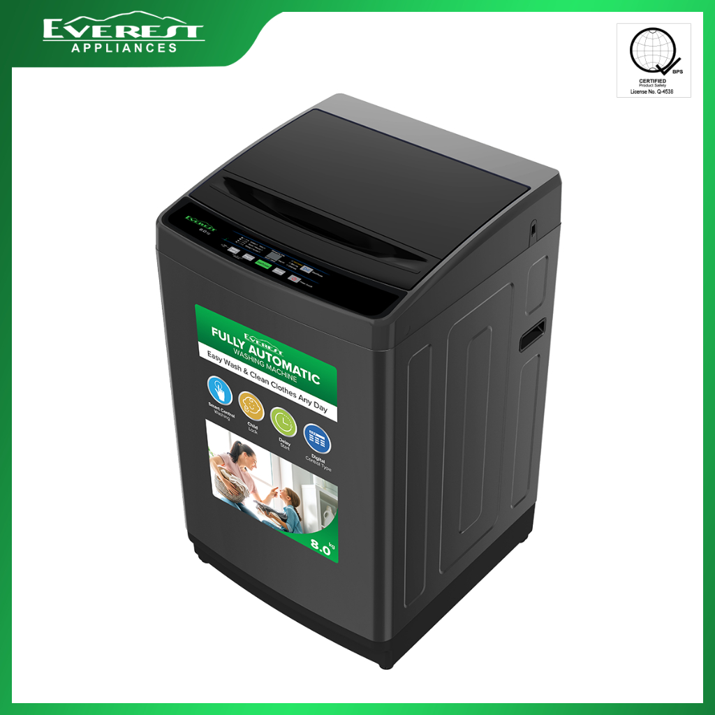 EVEREST 10kg Fully Automatic Inverter Washing Machine/ 5 Present ...