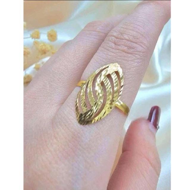 18k power ring ladies ring (mareng jenn) | Shopee Philippines