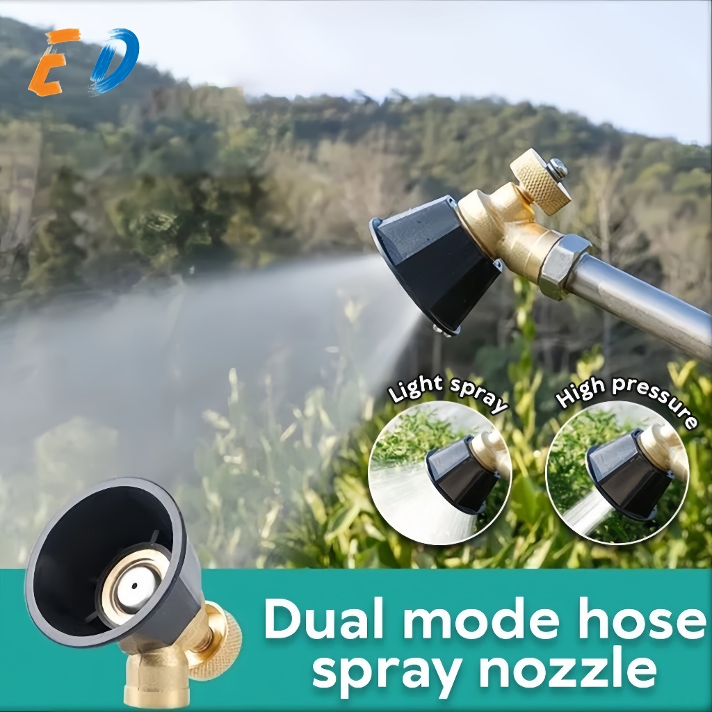 4PCSAgricultural High Pressure Spray Gun Atomizing Flow Sprayer Nozzle ...