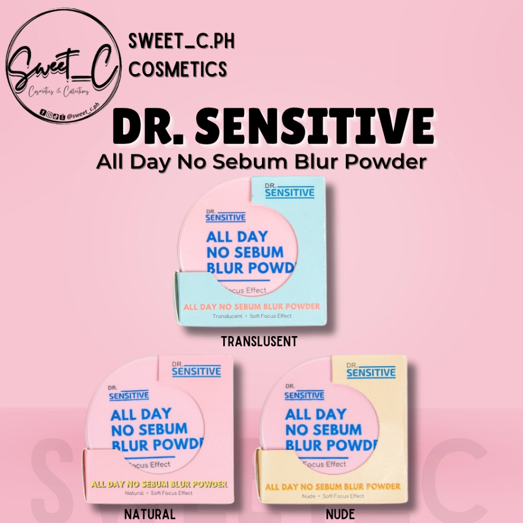 Dr. Sensitive All Day No Sebum Blur Powder 25g | Shopee Philippines