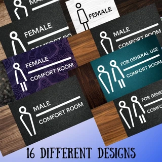 Shop comfort room signage for Sale on Shopee Philippines