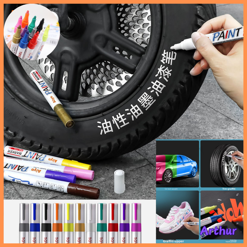 Motorcycle Paint pens Toyo/original waterproof rubber permanent paint ...