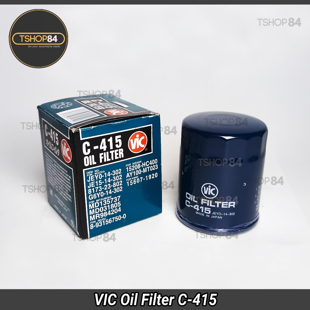 VIC Oil Filter C-415 for Mitsubishi Mirage Xpander Galant Adventure Gas ...
