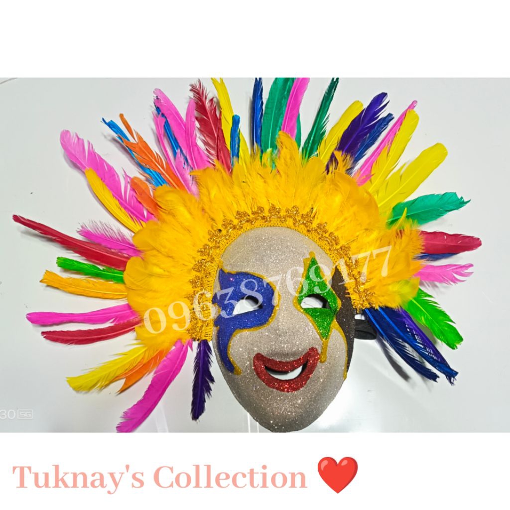 tuknay's colorful mask for maskara festivals | Shopee Philippines