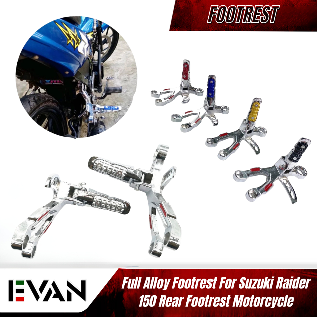 EVAN shop Full Alloy Footrest For Suzuki Raider 150 Rear Footrest ...