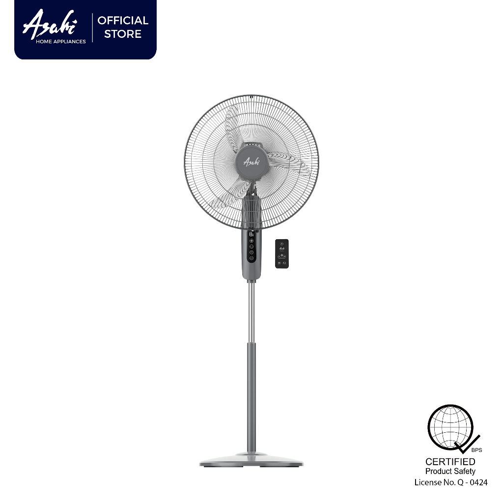Asahi DC 8002 DC Inverter Stand Fan with Remote 18 Inches | Shopee ...