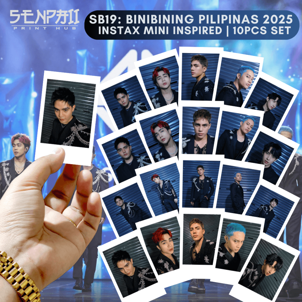 SB19: BINIBINING PILIPINAS 2025 | INSTAX MINI INSPIRED PHOTOS | Shopee ...