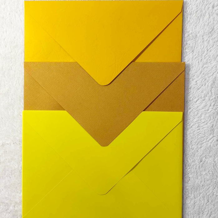 Envelope Yellow for Invitation wedding Birthday Mustard Matte 1pc ...