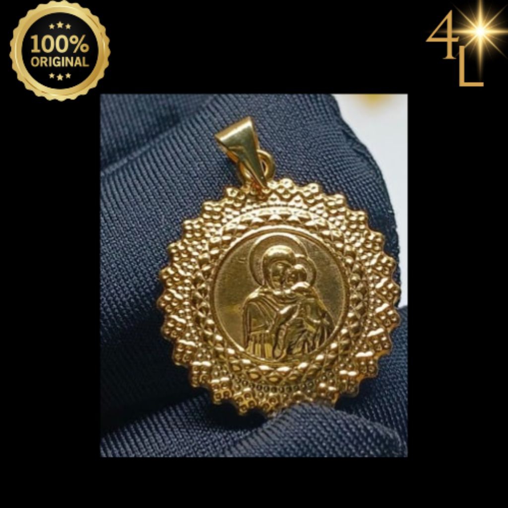 18K PAWNABLE/NASASANLA MOTHER AND CHILD PENDANT CP78 | Shopee Philippines