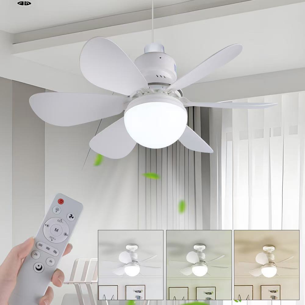 SATA KUKU Fan Light Quiet Ceiling Fan With LED Light With Remote ...