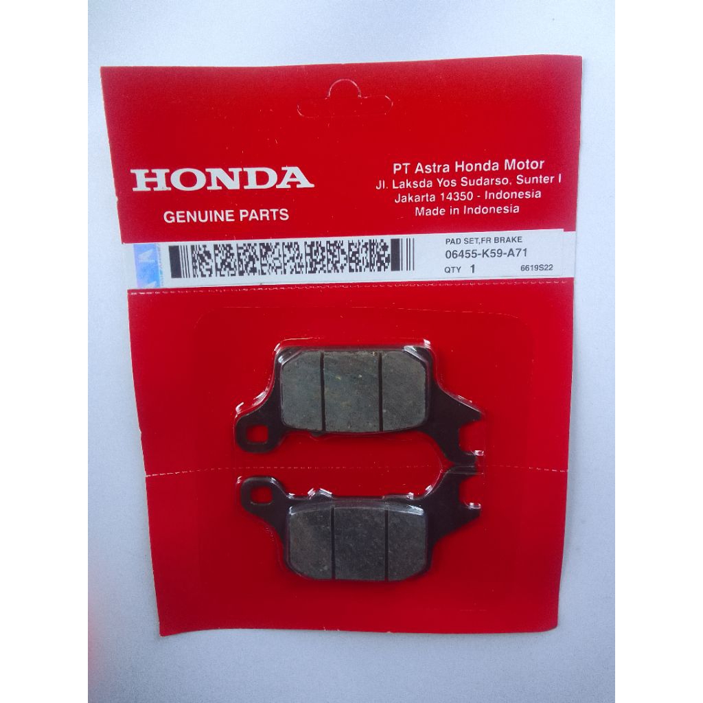 Genuine Brake Pad for Honda Click 125 v2v3 &150 v2 GC | Shopee Philippines