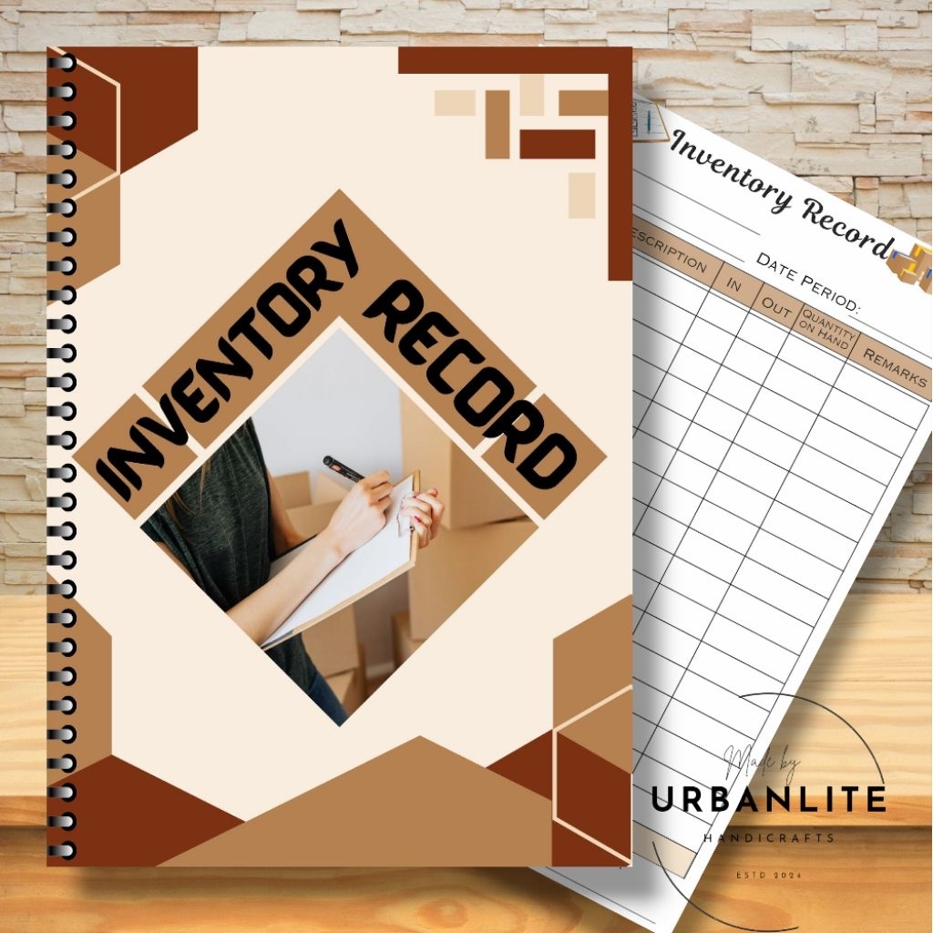 INVENTORY RECORD | INVENTORY LIST TRACKER NOTEBOOK 50leaves | Shopee ...