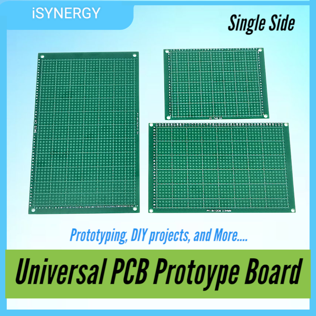 PCB PROTOTYPE BOARD UNIVERSAL SINGLE SIDED 7x9 8x12 9x15 PROTOBOARD ...