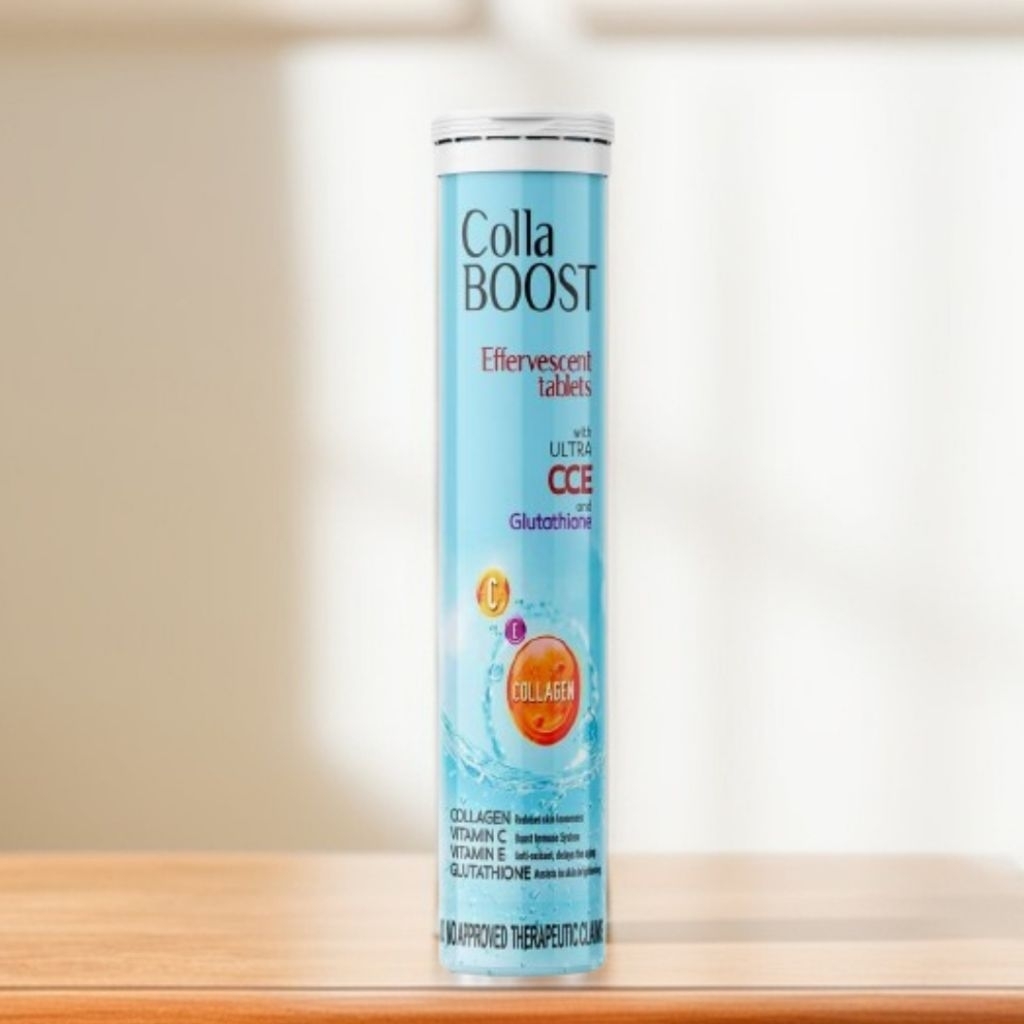 Colla Boost Effervescent 20 Tablets With Collagen + Vitamin C & E ...