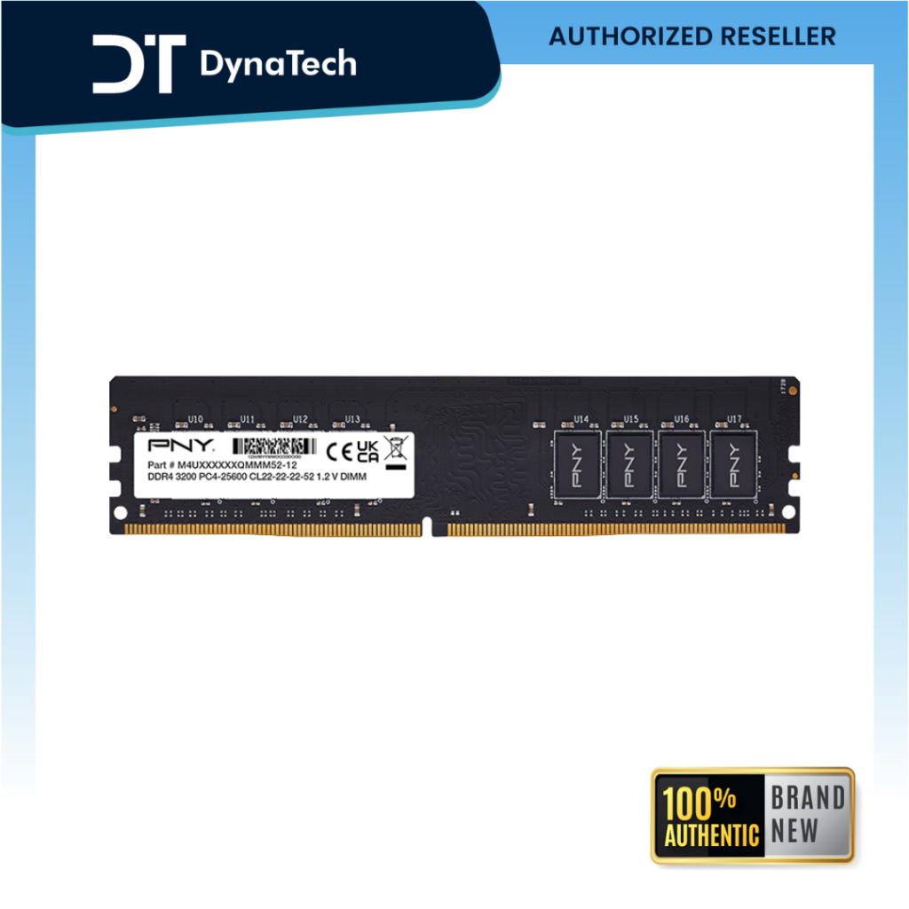 PNY 8GB DDR4 3200MHz (PC4-25600) Single Desktop Memory MD8GSD4320016-TB ...