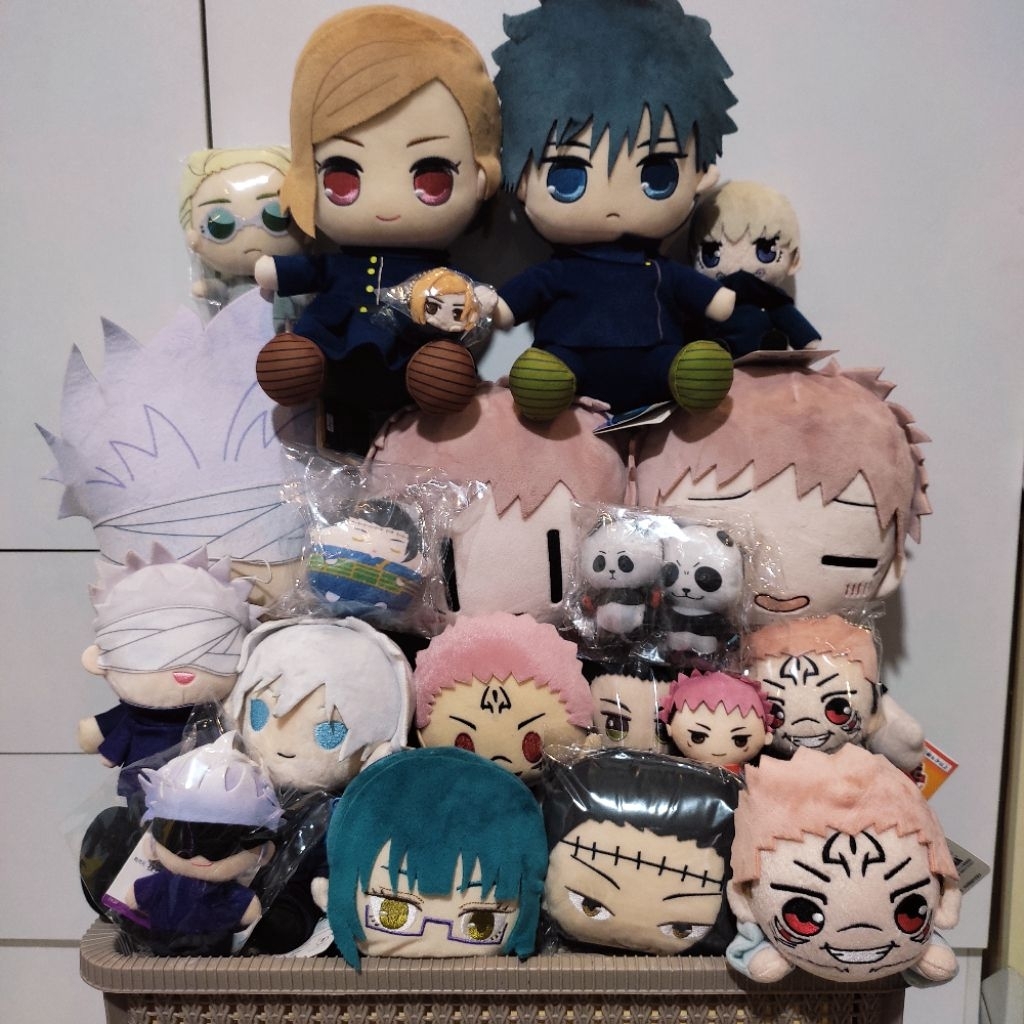 NEW!! Authentic JJK Jujutsu Kaisen Plush Anime Merch - Gojo Geto Maki ...