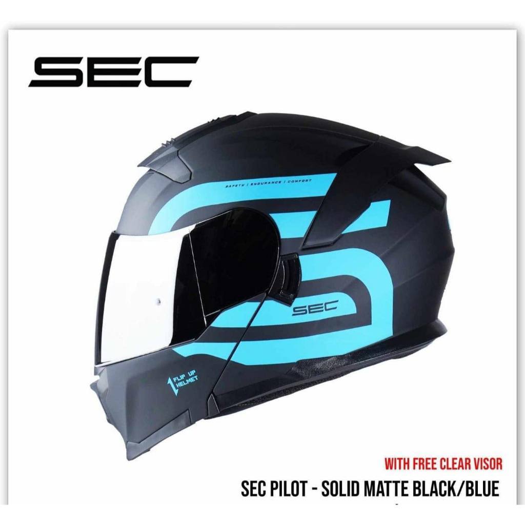 Sec Pilot Modular Helmet | Shopee Philippines