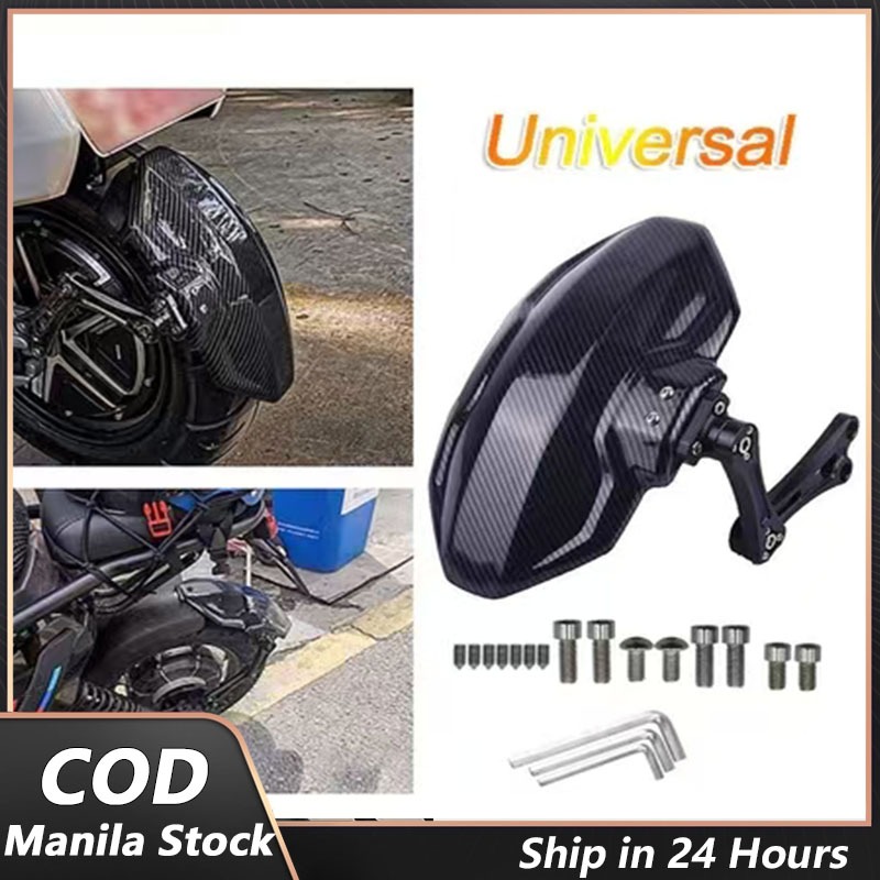Universal Motorcycle Rear Mudguard Motor Rear Fender Motorbike Mudguard ...