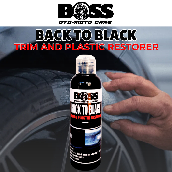BOSS BACK TO BLACK PLASTIC TRIM RESTORER | Polish Restorer Back to ...