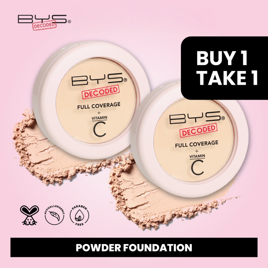 Buy 1 Take 1: BYS Decoded Powder Foundation in Fair | Shopee Philippines