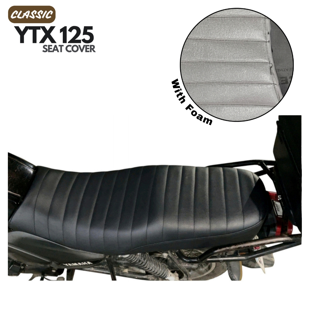 YTX 125 Motor Seat Cover Leatherette with foam (de-tucker) | Shopee ...
