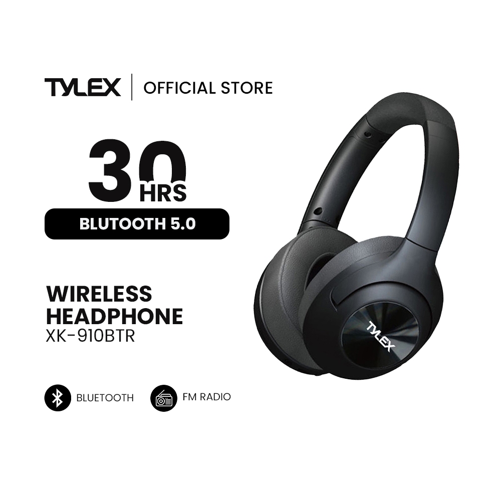 TYLEX XK-910BTR Wireless Stereo Headphones With Built-In Microphone ...