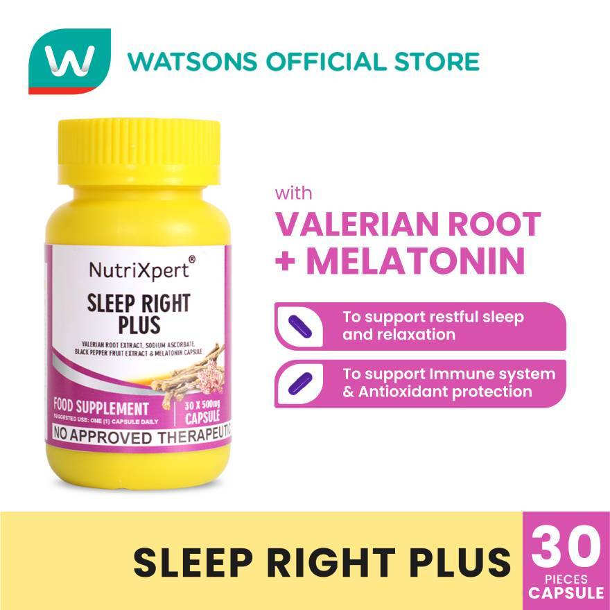 NUTRIEXPERT SLEEP RIGHT PLUS 500MG 30S | Shopee Philippines
